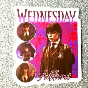 Netflix | Design | Addams Family Waterproof Sticker Wednesday Nevermore ...